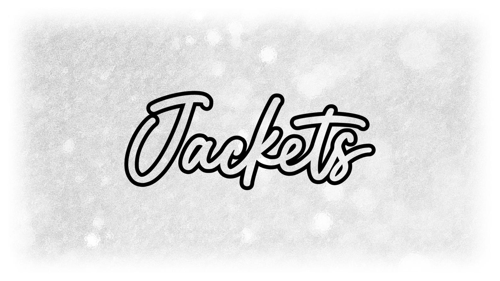 Sports Clipart: Script Cursive Style "jackets" Team Mascot Name Cutout ...