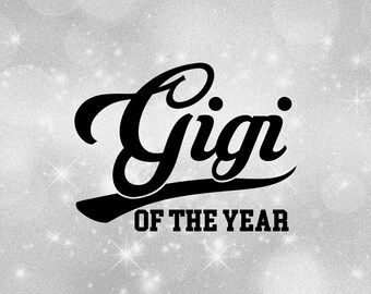 Gigi Word Svg - Etsy