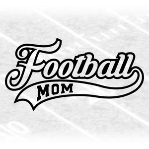 Sports Clipart: Outline of Black Word football in - Etsy