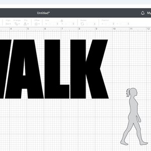 Sports Clipart: Black Word "walk" With Gray Overlay Silhouette of ...
