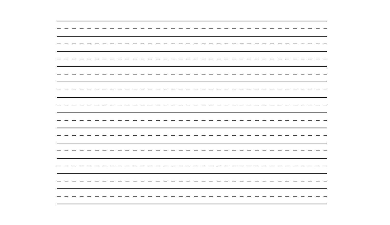 Shape Clipart: Kindergarten Handwriting Paper With Basic Black - Etsy