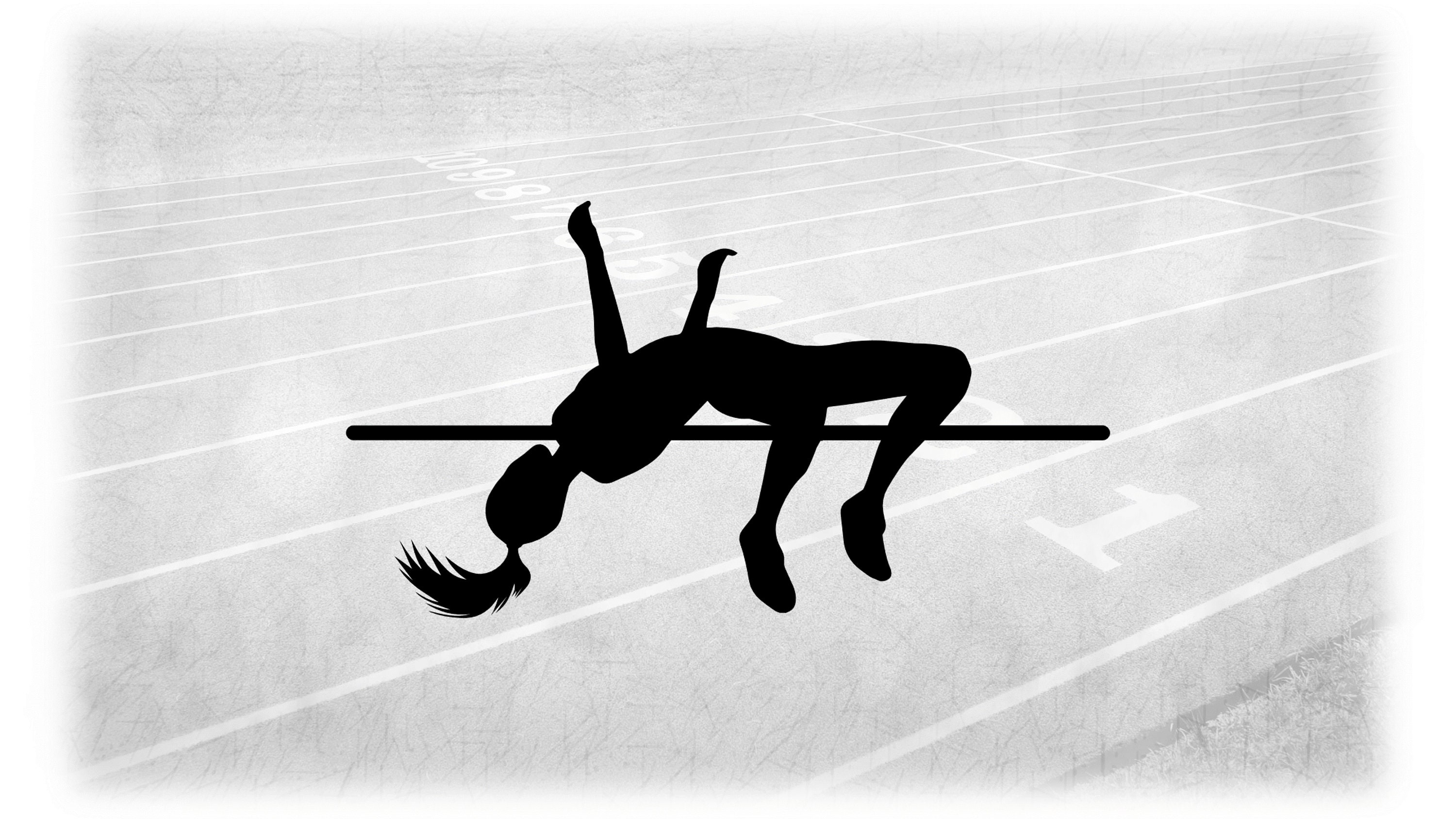 Long Jump Clipart Girl
