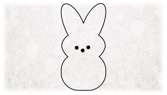 Easter Bunny Body Template