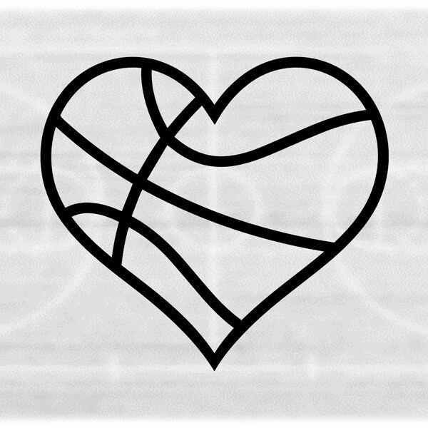 Realistic Heart Outline Svg - Etsy