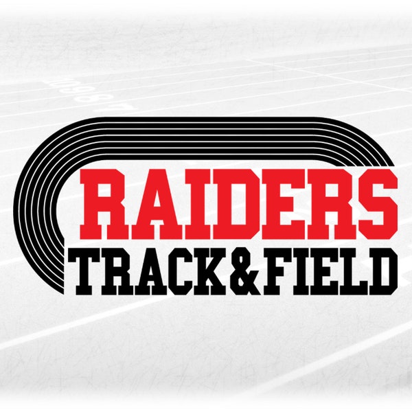 Raiders Track and Field Svg - Etsy