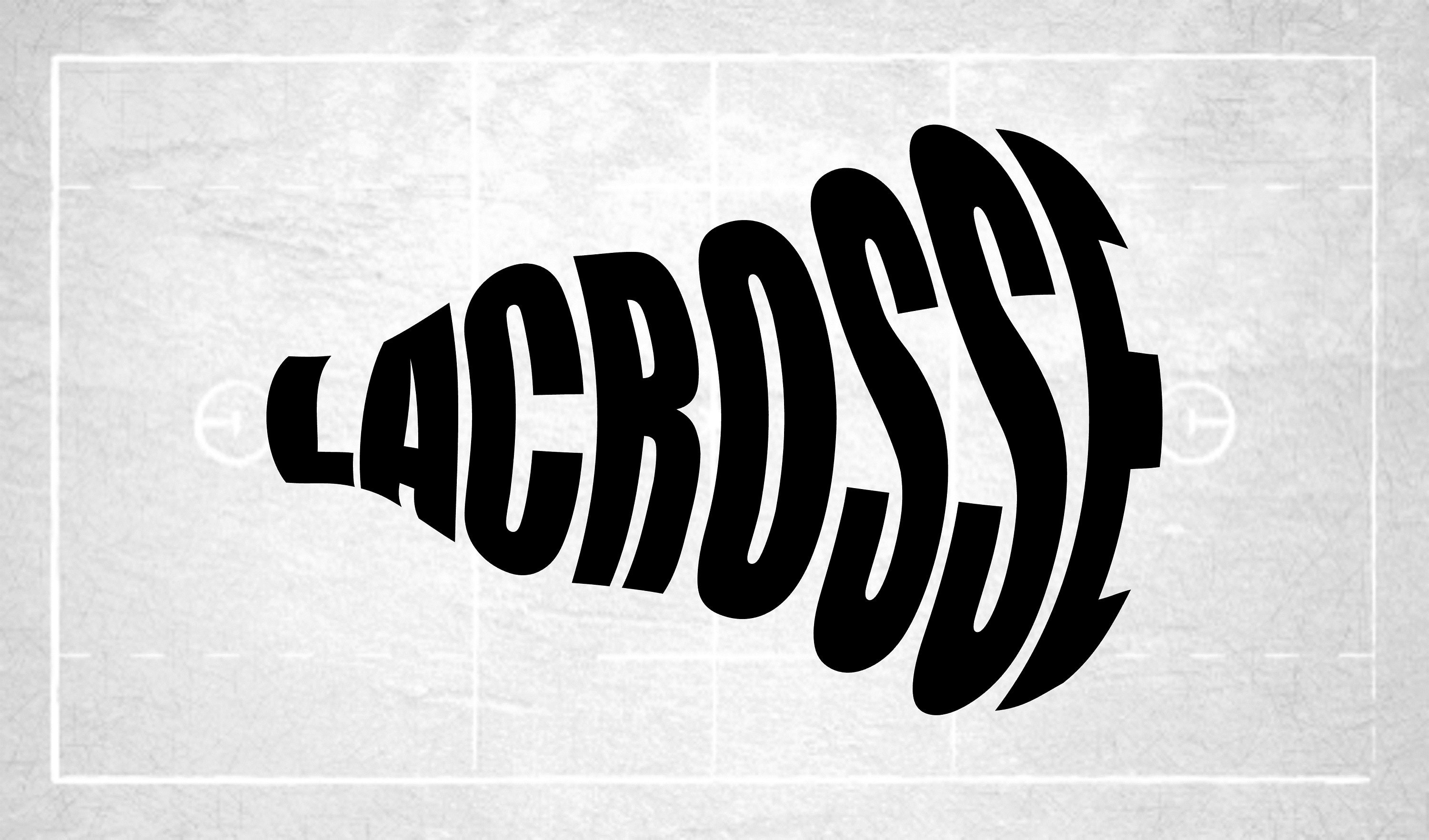 Sports Clipart: Bold Black Word "lacrosse" Shaped Like Lacrosse Stick ...