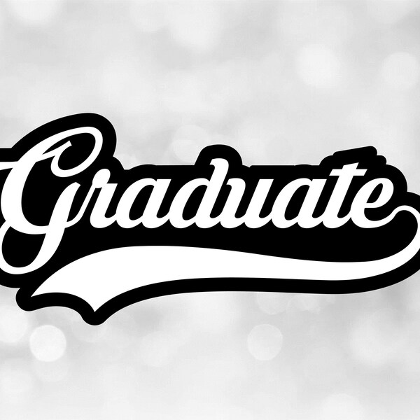 Graduate Word Art Svg - Etsy
