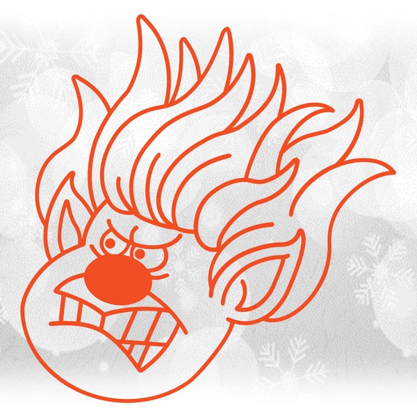 Heat Miser Svg - Etsy