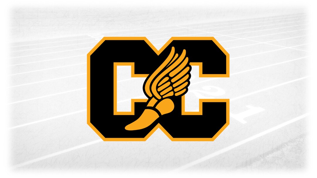 Sports Clipart: College Style Letters "cc" for Cross Country W/ Winged ...