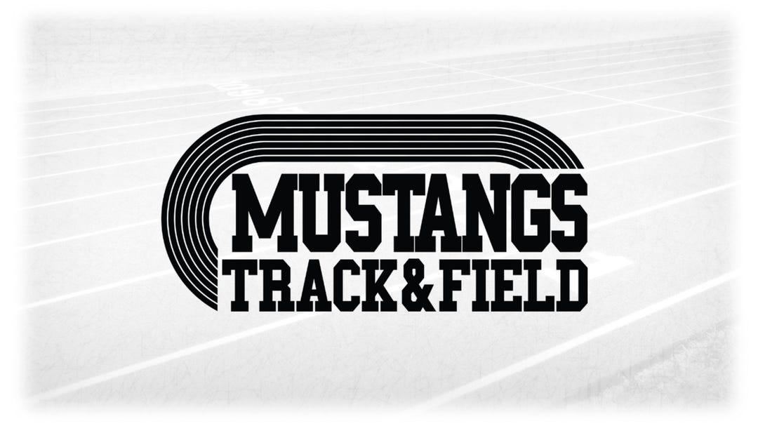 Sports Clipart: Black Running Track With Bold Varsity Style Words ...