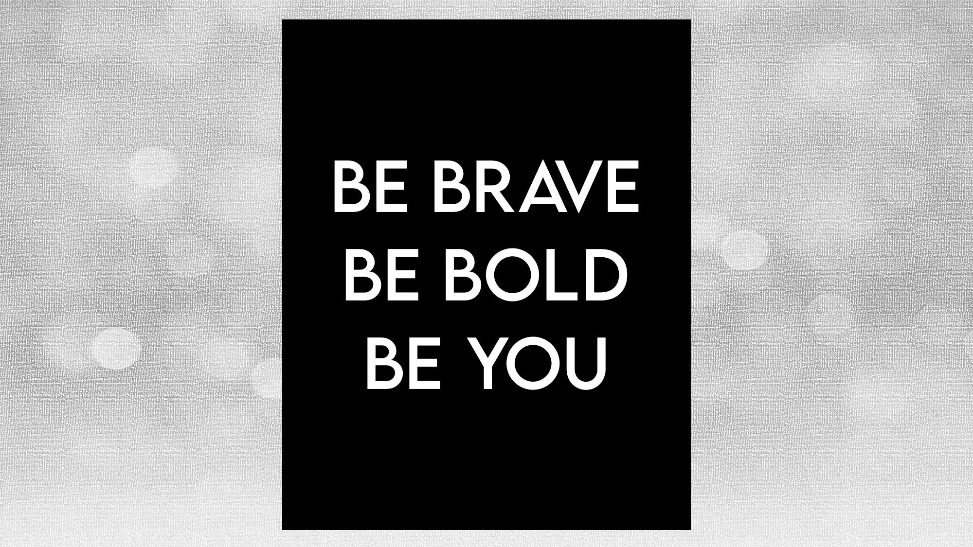 Inspirational Clipart Printable Art: be Brave Be Bold | Etsy
