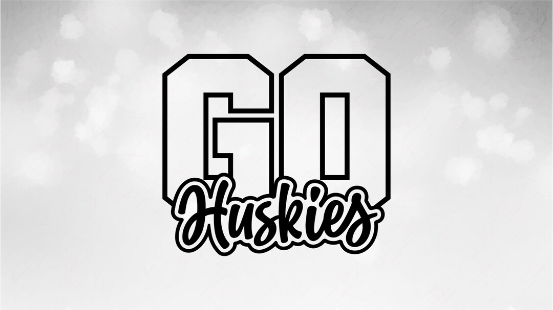 Sports Clipart: Black Bold Varsity Outline Word "go" With Script Team ...