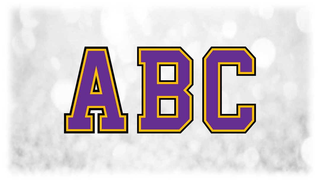 Sports Clipart: Alphabet Letter Templates Grouped on Single Sheet ...