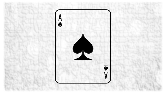 Ace Of Spade Clipart
