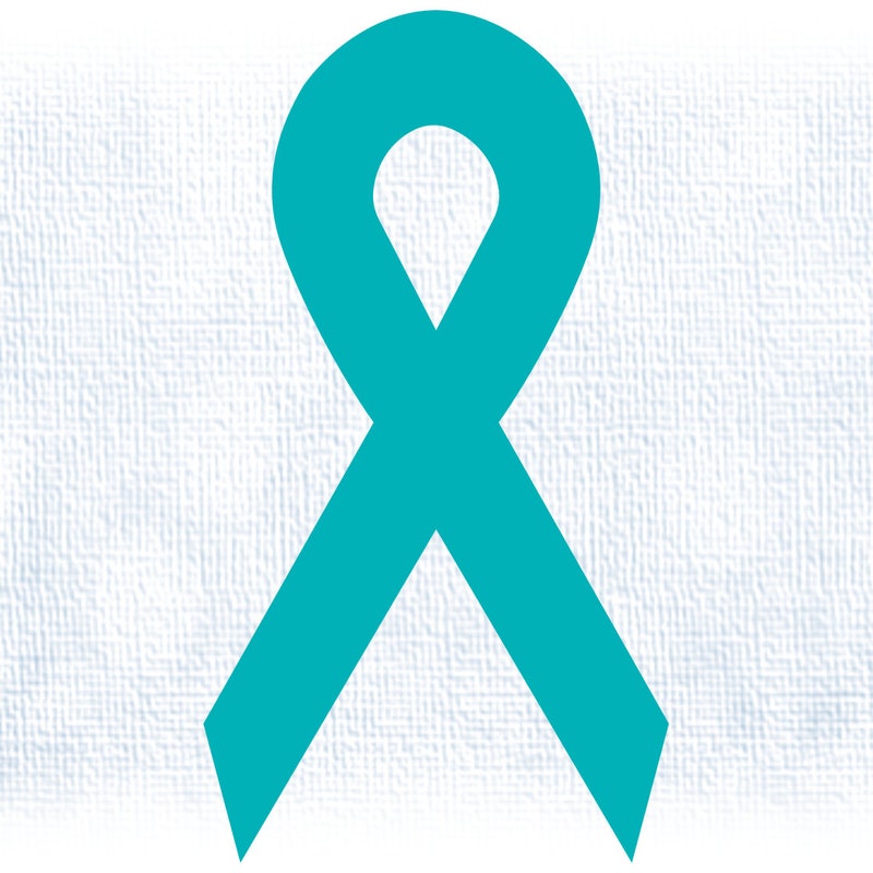 Teal Awareness Ribbon - Etsy