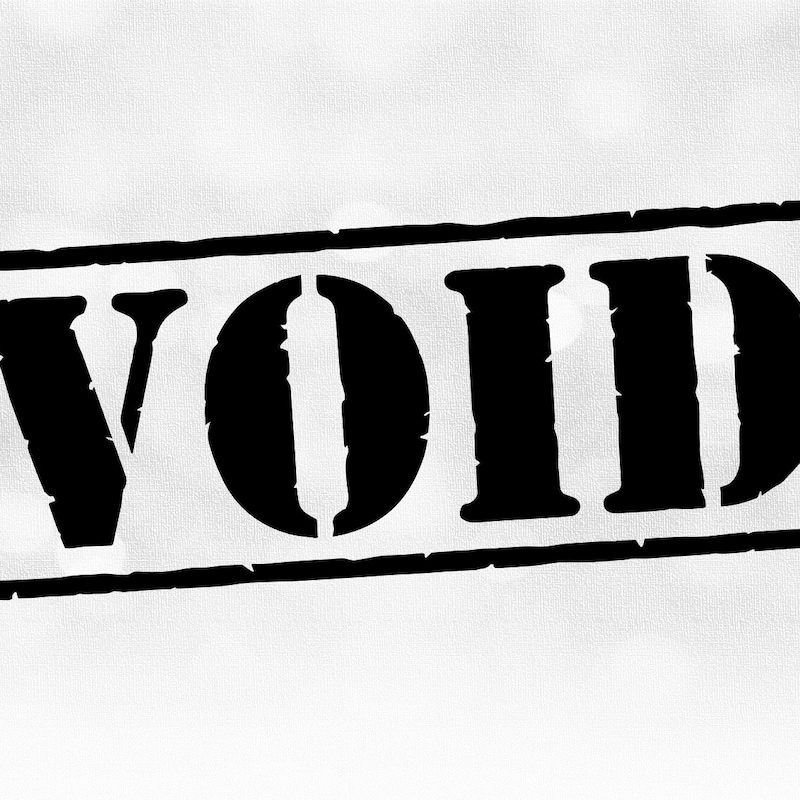 Custom Void Sticker - Etsy