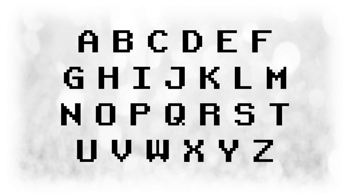 Word Clipart: Alphabet Letter Templates Grouped on ONE Single - Etsy