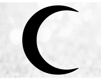 Half Moon Black And White
