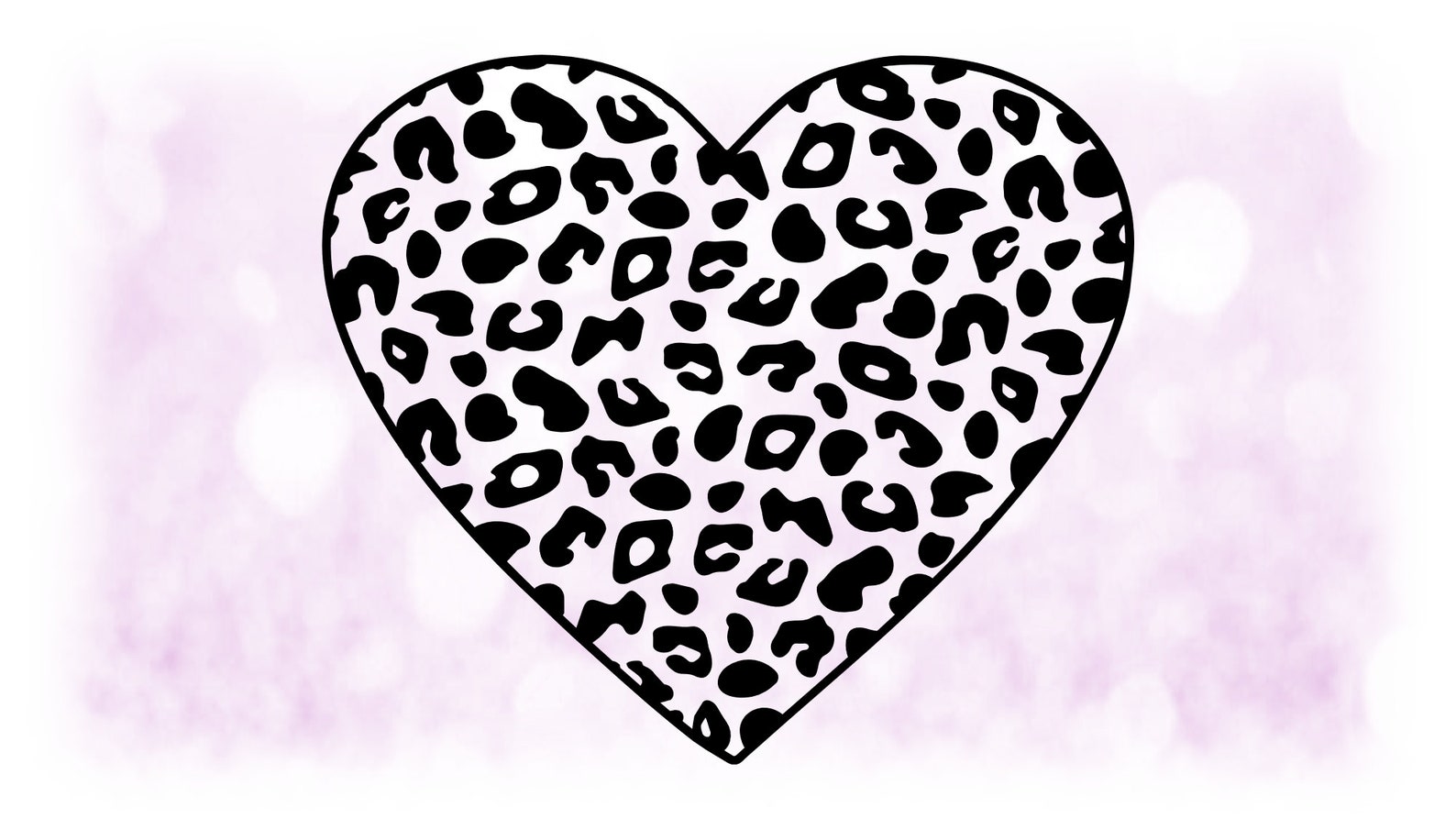 Holiday Clipart: Large Black Transparent Leopard Skin Pattern - Etsy