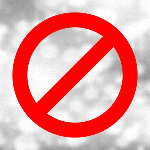 Universal No Sign Svg - Etsy