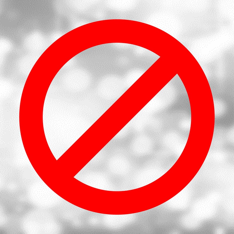 No Through Street Sign - Etsy