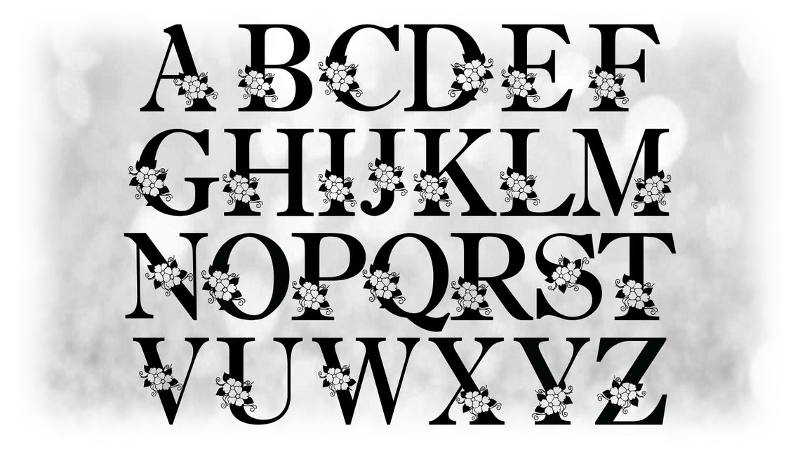 Word Clipart: Value Pack Bundle Entire Alphabet of 26 of Black - Etsy