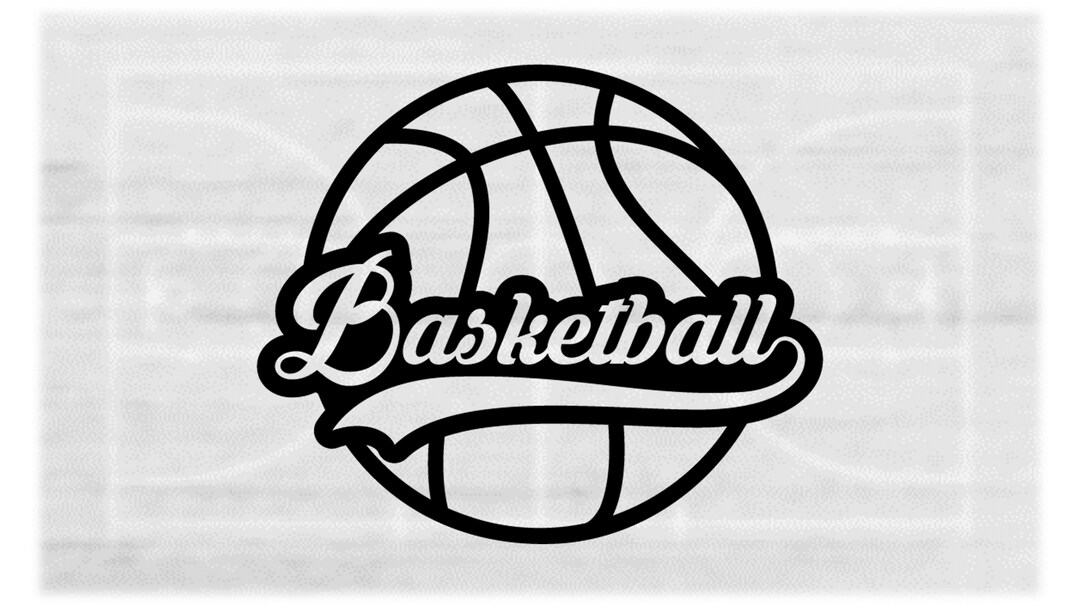 Sports Clipart: Word basketball in Fancy Script - Etsy