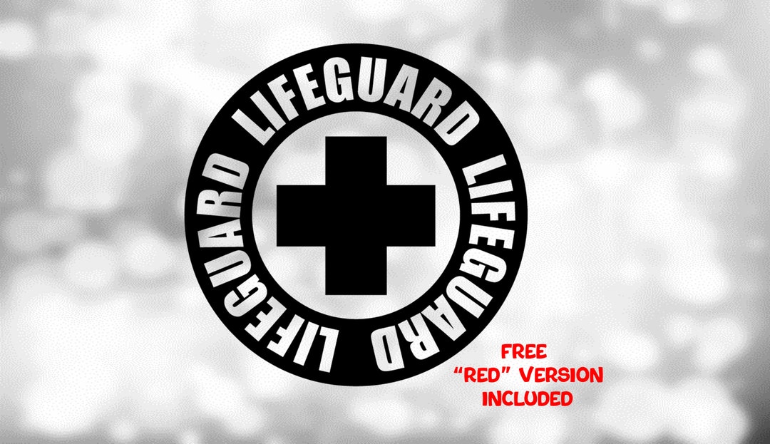 Medical Clipart: Black Cross or Plus With Words "lifeguard" Cutout and ...