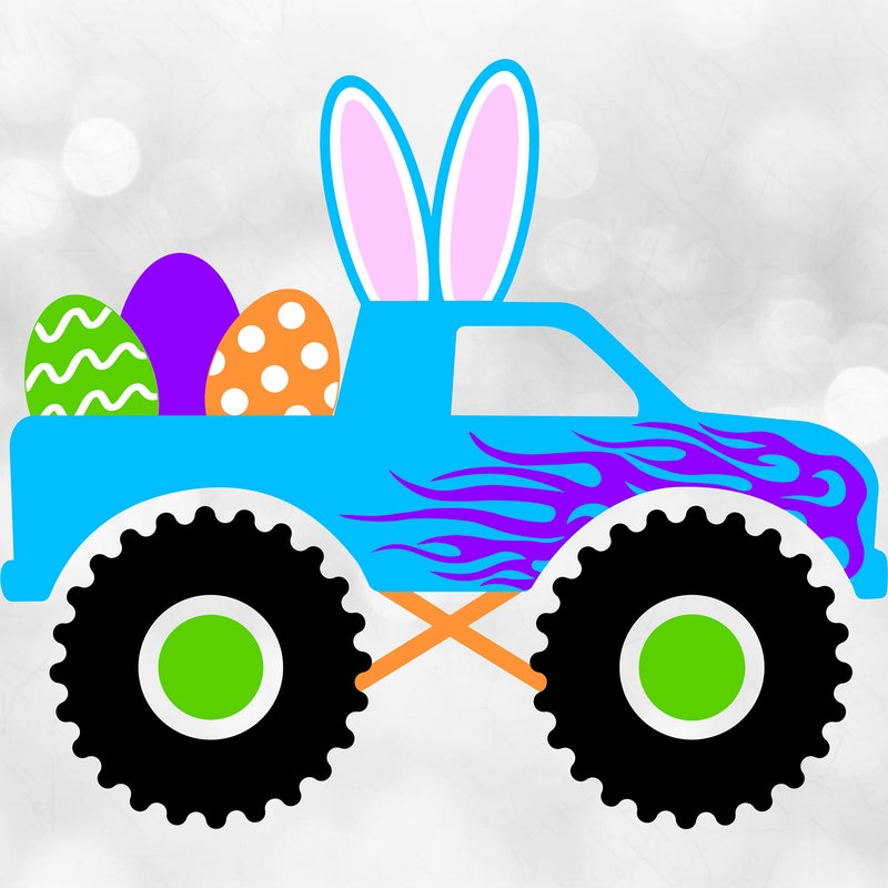 Easter Truck Svg - Etsy