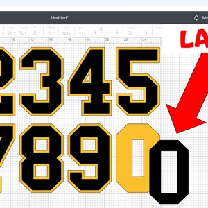 Sports Clipart: Jersey Number Templates Grouped on ONE Single Sheet ...