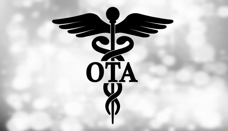 Medical Clipart: Black Medical Caduceus Symbol Silhouette With OTA for ...