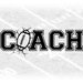 Sports Clipart: Black Word coach in (Download Now) - Etsy