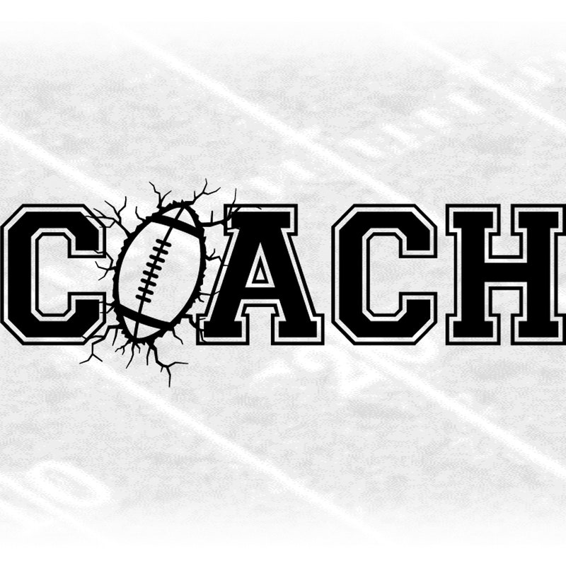 The Football Coach W - Etsy
