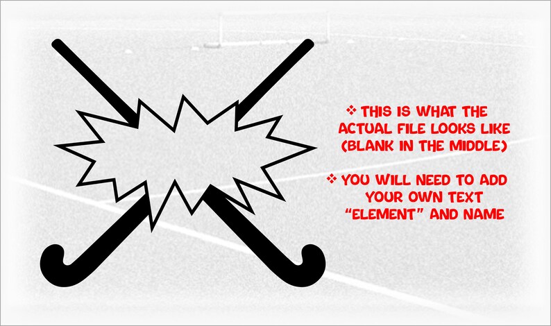 Sports Clipart: Black Blank Crossed Field Hockey Sticks With - Etsy Canada