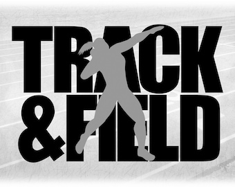 Girl Shot Put Svg - Etsy