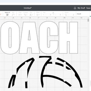 Sports Clipart: Bold White Word coach With Black Layer of Volleyball ...