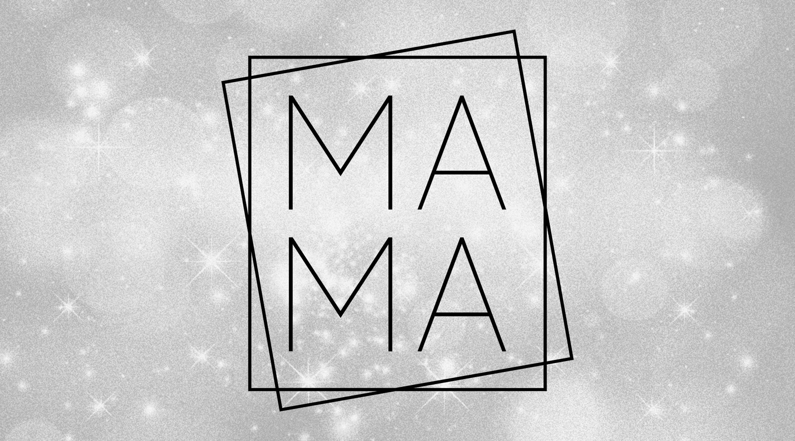 Family Clipart - Moms: Simple Elegant Word "mama" in Minimalist Bold ...