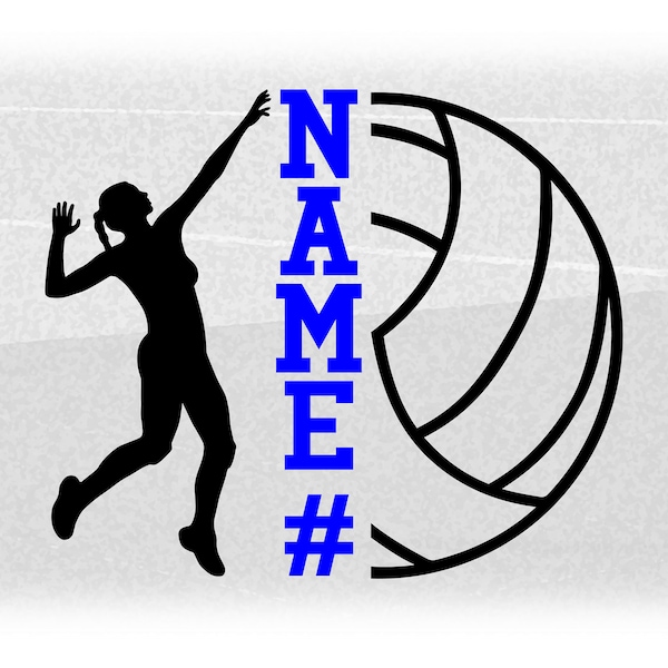 Volleyball Monogram - Etsy