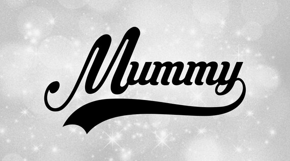 Family Clipart: Word mummy for Moms / Mothers in - Etsy