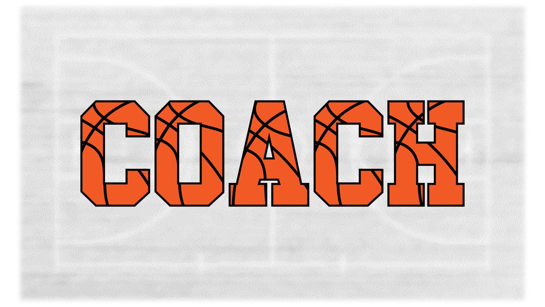 Sports Clipart: College Style Word coach in - Etsy