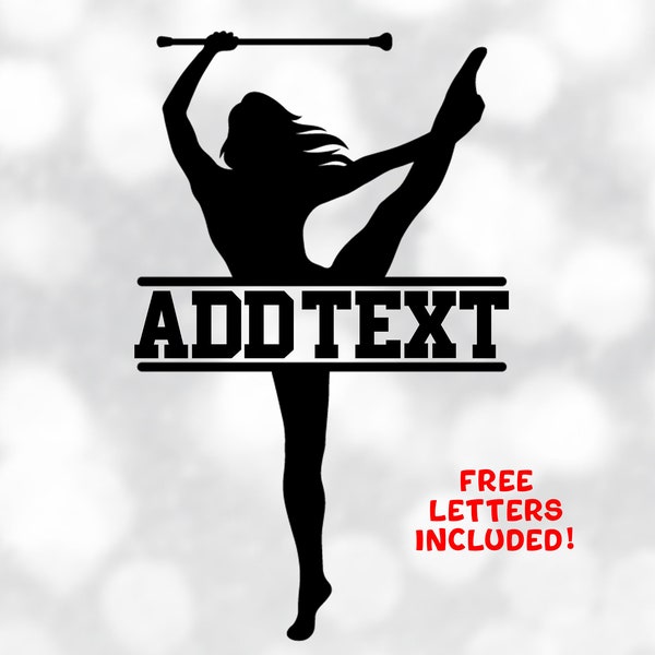 Black Majorette Svg - Etsy