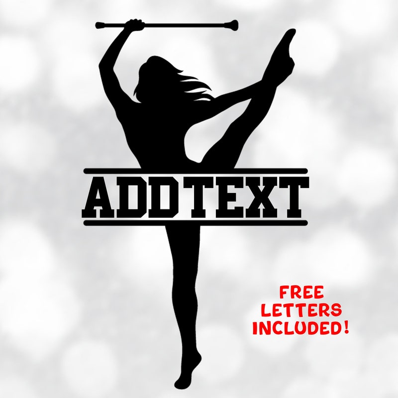 Baton Twirling Template - Etsy UK