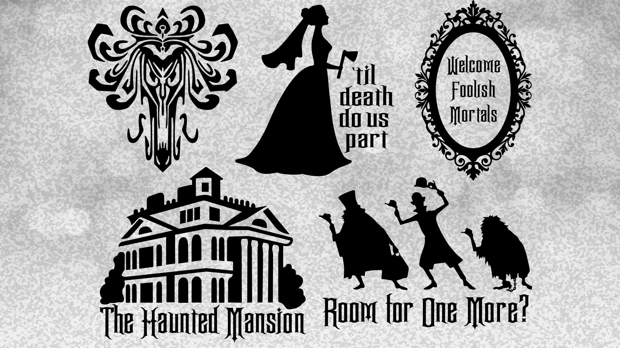 Disney Clipart: Haunted Mansion Value Pack Bundle 2 | Etsy