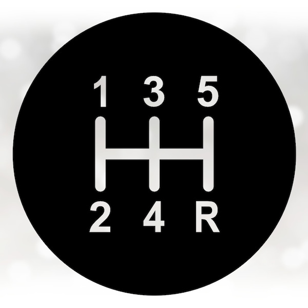 5 Speed Shift Pattern - Etsy