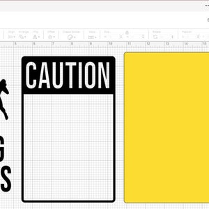 Sports Clipart: Black "caution Flying Objects" and Male Track & Field ...