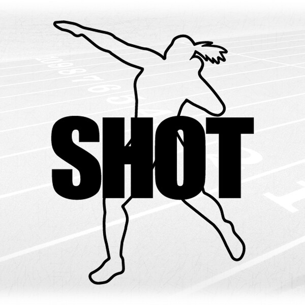 Shot Put Woman Girl - Etsy