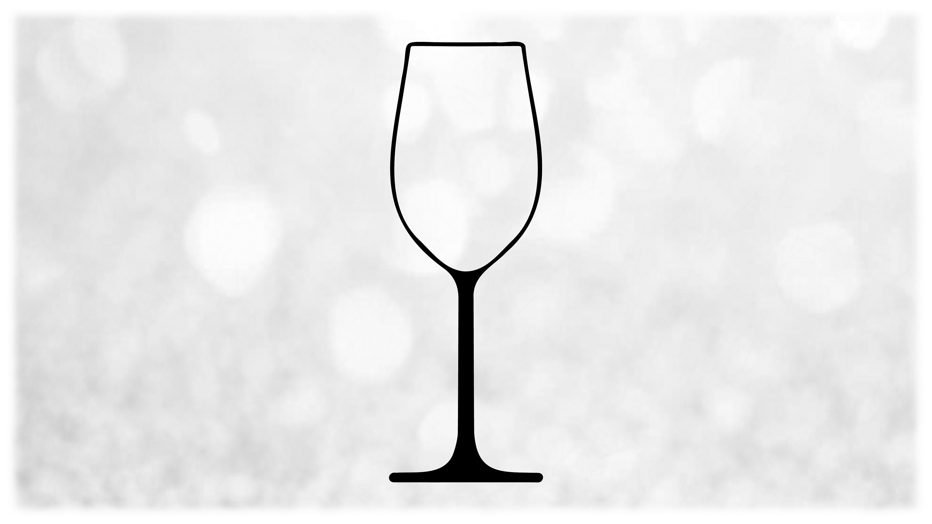 White Wine Glass Shape