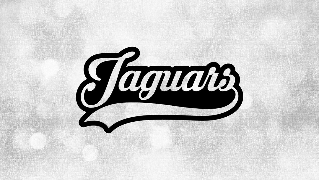 Sports Clipart: "jaguars" Team Name in Fancy Script With Baseball Style ...