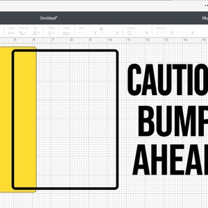 Shape Clipart: Rectangle Shape Bright Yellow "caution Bump Ahead" Sign With Black Letters ...