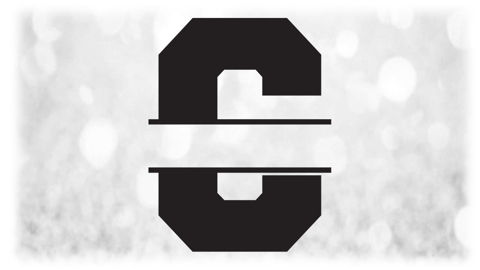 Word Clipart: Single Capital Letter c Initial or - Etsy